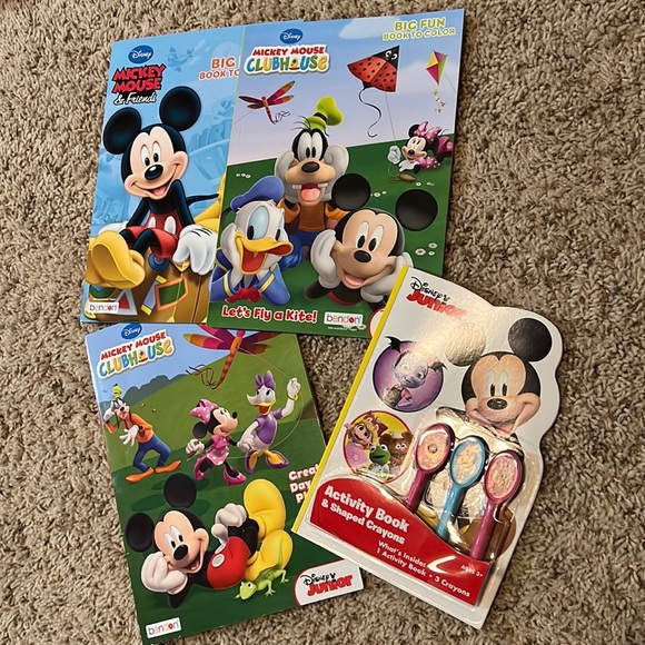 Disney | Toys | Bnwt Disney Mickey Mouse Coloring Book Disney Jr ...